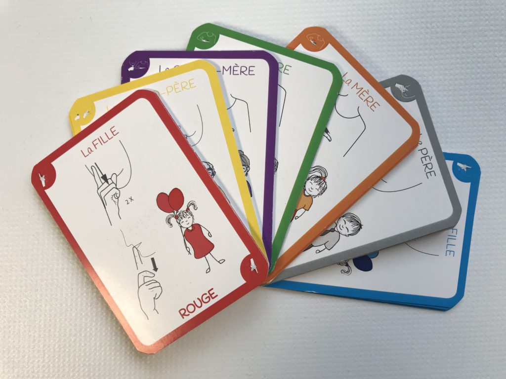 Jeu de 7 familles des couleurs - des Mots de Mains